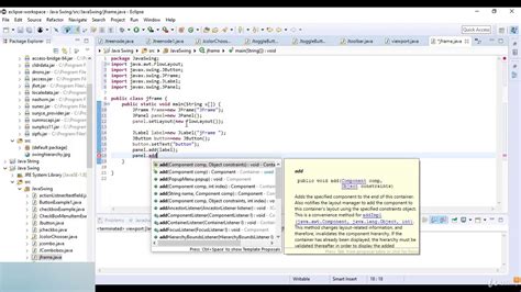Java Jframe Jframe In Java Youtube