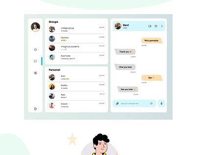 Chat Screen Ui Design Projects Photos Videos Logos Illustrations And Branding Behance