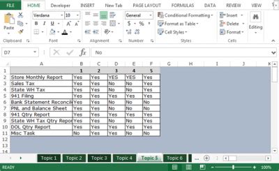 How To Check The Row And Then Highlight The First Cell Of The Row