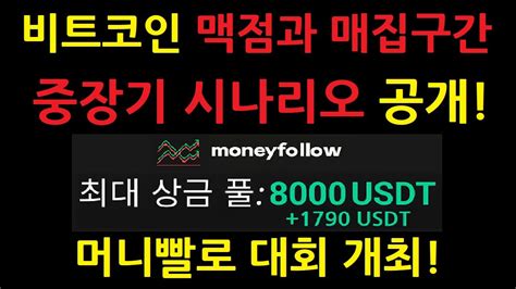 비트코인 맥점과 매집구간 중장기 시나리오 공개 Youtube