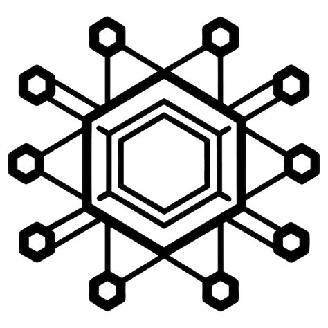 Hexagon With Digital Circuit Patterns Symbol Of Interconnected Tech