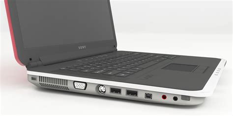 Portátil Sony Vaio Cr Series Modelo 3d 2 Max Obj Dxf 3ds Dae Fbx Free3d