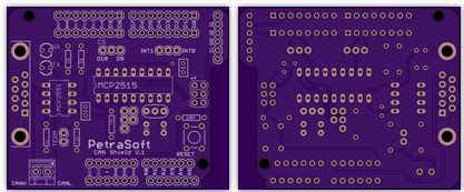 Open Source CAN BUS Shield MakerPlane Org