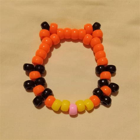 Garfield Kandi Bracelet Etsy