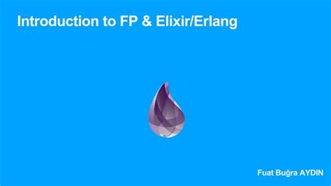Elixir Ppt