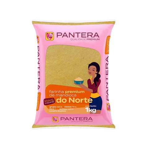 Farinha De Mandioca Do Norte Pantera 1kg Brasiloca