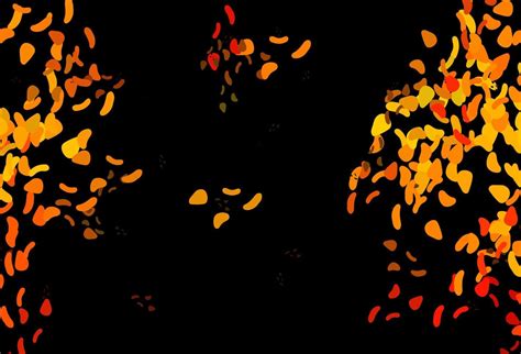 Dark Orange Vector Texture With Random Forms 5281483 Vector Art At Vecteezy