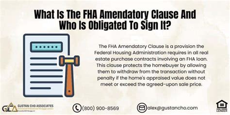 What Is The Fha Amendatory Clause And Who Is Obligated To Sign It