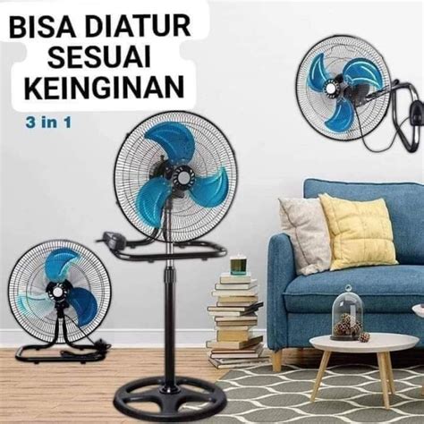 Jual Kipas Angin Besi Td Kipas Angin Tornado 18 Inch Kipas 3 In 1