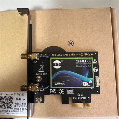 Wifi 6 Ssu Ax200 Pcie Wireless Wifi Adapter Wifi Card With Bluetooth 5 Computers And Tech