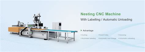 Automatic Labeling Cnc Nesting Machine With Furniture Production Line