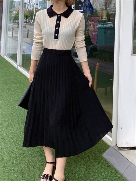 가을 신상 소장각아이템 밴딩 롱 플리츠 주름스커트 A라인롱치마 롱스커트 플리트긴치마 가을롱치마 에이블리