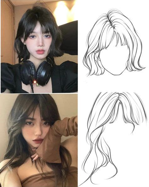 Bangs Drawing Tutorial