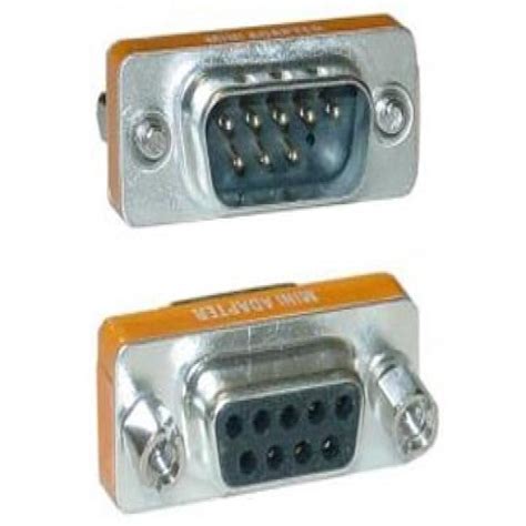 Adaptador Db9 Macho Serie A Db9 Hembra Serie