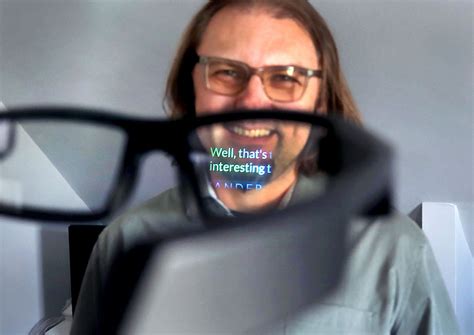 Somerville Startups Glasses Can Live Caption Conversations For The Hard Of Hearing The Boston
