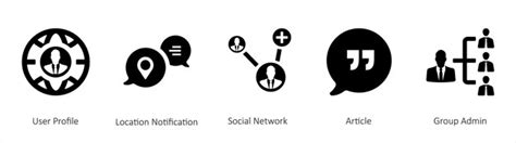 Premium Vector User Profile And Location Notification