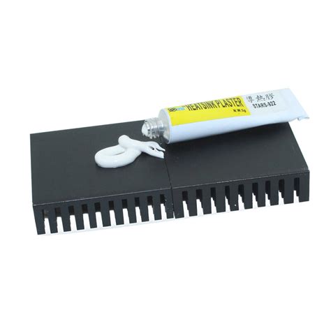 칩 Vga Ram Led Ic 쿨러 라디에이터 냉각용 열 패드 전도성 방열판 석고 점성 접착제 3 개 X 5g 컴퓨터 구성요소