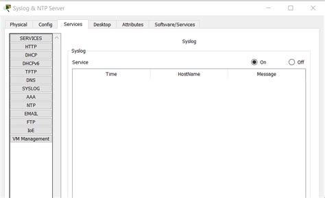 Gan~san Konfigurasi Syslog Server Di Cisco Packet Tracer