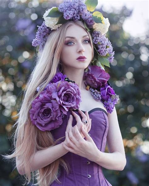 Девушка в сиреневом 57 фото