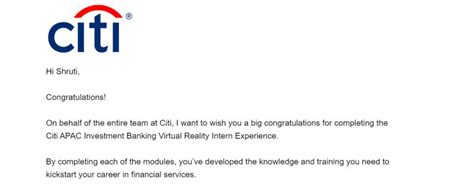 Shruti Sivakumar On Linkedin Virtualinternship Investmentbanking Finance Undergraduate Citi…