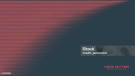 Linear Half Tone Pattern Vector Smooth Border Red Black Abstract Background Stock Illustration