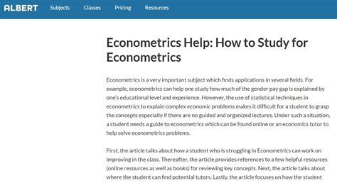 11 Highly Useful Blogs To Master Econometrics Follow To Excel In Test