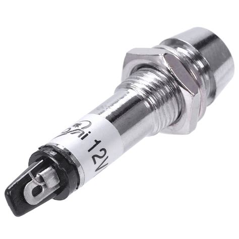 8mm Led Dashboard Warning Light 12v Control Indica Grandado