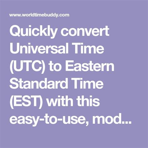 Utc Time Zone Converter