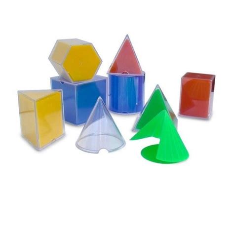 Купити Набір прозорих геометричних фігур з розгорткою за ціною 2 733 грн від виробника