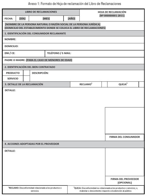 Decreto Supremo 011 2011 Pcm Anexos Pdf Protección Al Consumidor