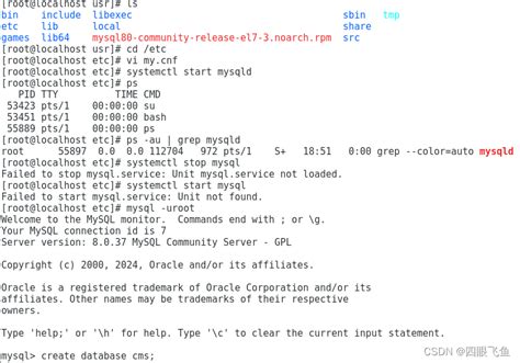 linux安装mysql 超详细，附图安装 csdn博客