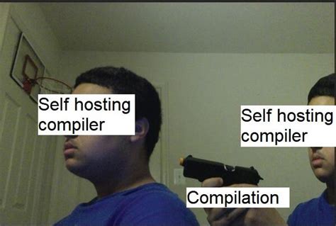 Self Hosting Compiler Rprogrammerhumor