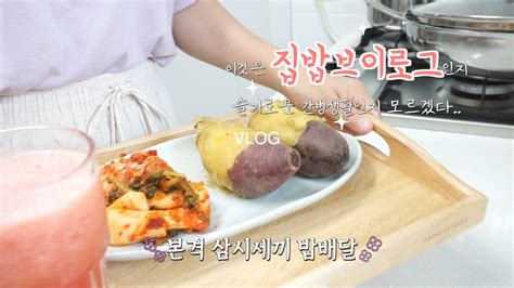 36번째 집밥vlog 🫠삼시세끼 밥배달하는 슬기로운 간병생활 30대주부일상 어린이도시락싸고 🍉꿀맛 수박주스만들기 Youtube