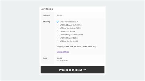 Woocommerce Ups Shipping Plugin Live Rates