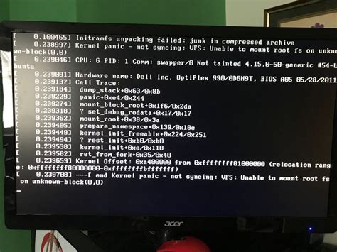 Boot Initramfs Error After Updating Ubuntu Not RAM Ask Ubuntu