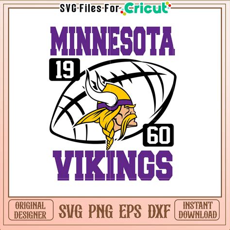 Minnesota Vikings Svg Logo Design Svg Files For Cricut