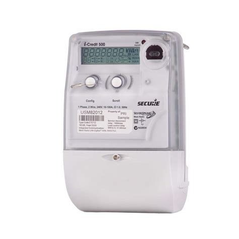 Secure I Credit 500 Modular Single Phase Smart Meter At Rs 6000piece