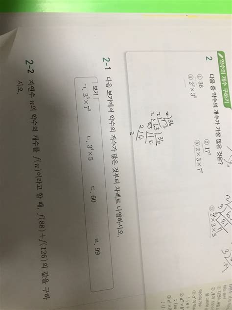 약수 구하는 법 지식in