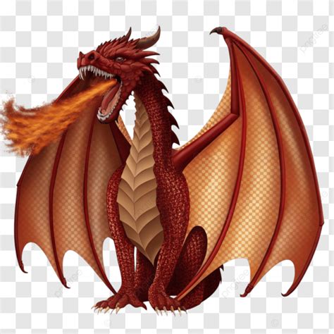 Fierce Dragon Drawing