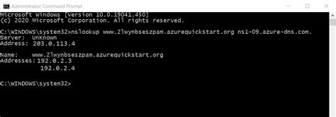 Quickstart Create An Azure Dns Zone And Record Azure Resource