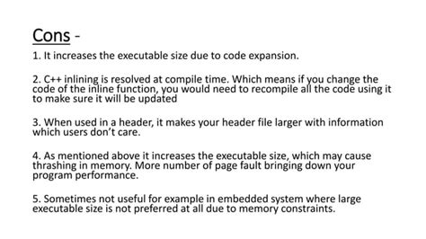 inline function in c ppt