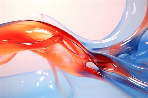 Premium Photo Abstract Background Of Fluid And Dynamic Shapes Wallpaper Gradient With Liquid