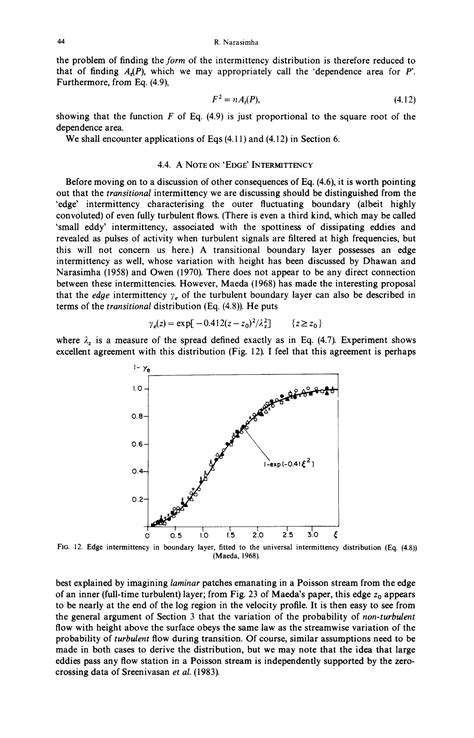 The Laminar Turbulent Transition Zone In The Boundary Layer Pdf