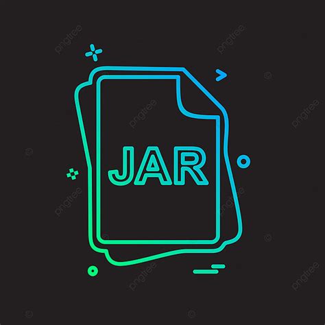 Jar File Type Icon Design Vector Application Computer Document PNG