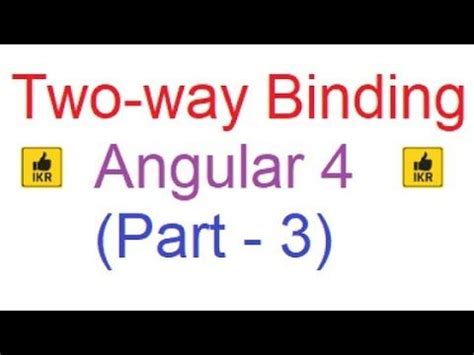 Angular 4 Use Two Way Binding In Angular NgModel Fb Page Tech