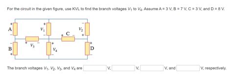 Solved In The Given Circuit Calculate V1 And V2 Assume A