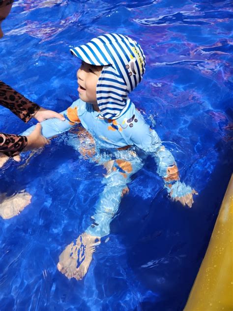 밀리밤 아기 래쉬가드 사이즈팁 내돈내산 솔직후기 네이버 블로그