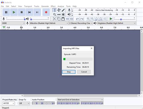 Taking Way Too Long To Import Windows Audacity Forum