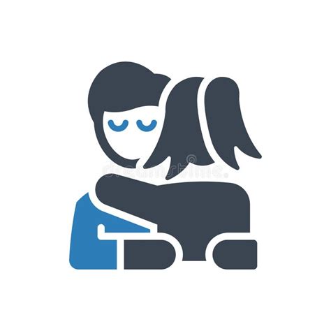 Couple Hug Icon Stock Vector Illustration Of Illustrations 254772373