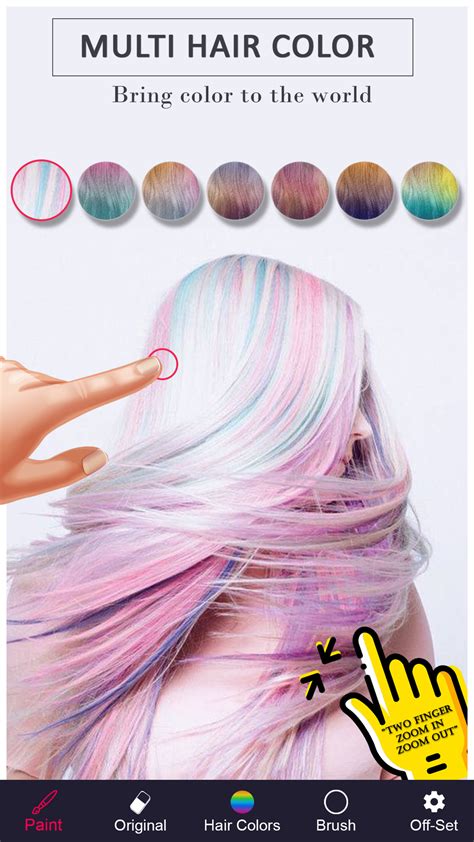 Multi Hair Color Changer App Para IPhone Descargar